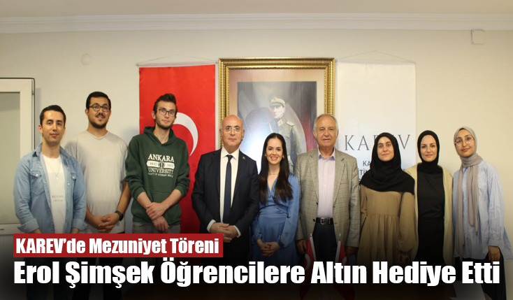 Erol Şimşek Mezun Öğrencilere Altın Hediye Etti